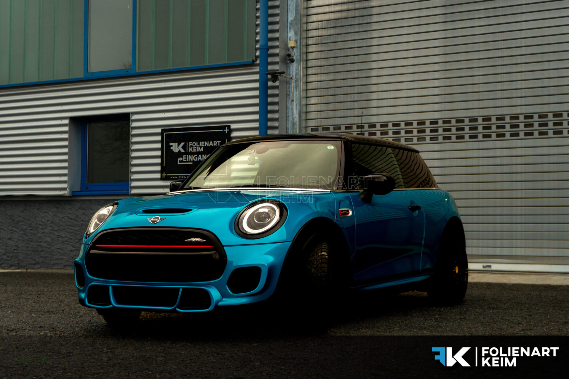 Mini Cooper Works – Atomic Teal – Folienart Keim