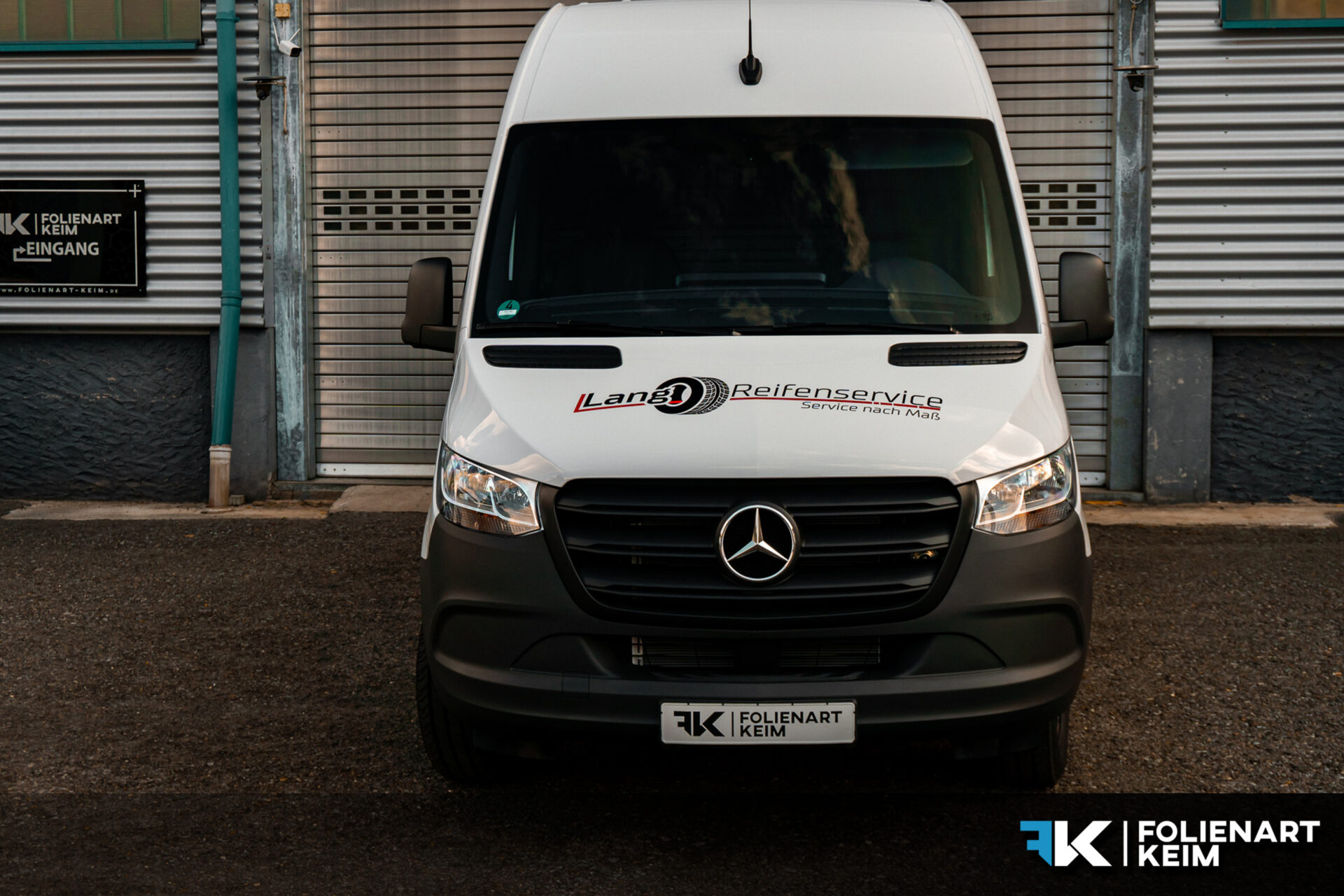 Digitaldruck Werbebeschriftung – Mercedes-Benz Sprinter – Folienart Keim