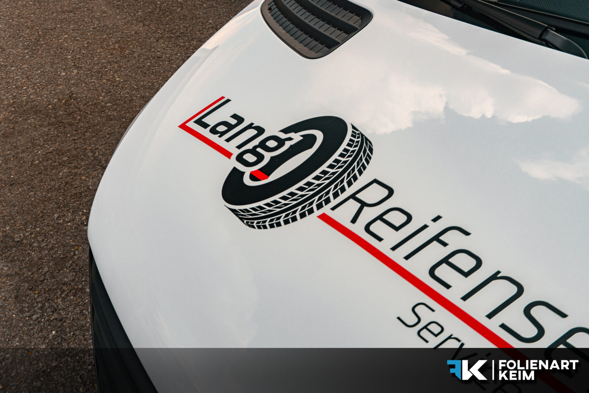 Digitaldruck Werbebeschriftung – Mercedes-Benz Sprinter – Folienart Keim